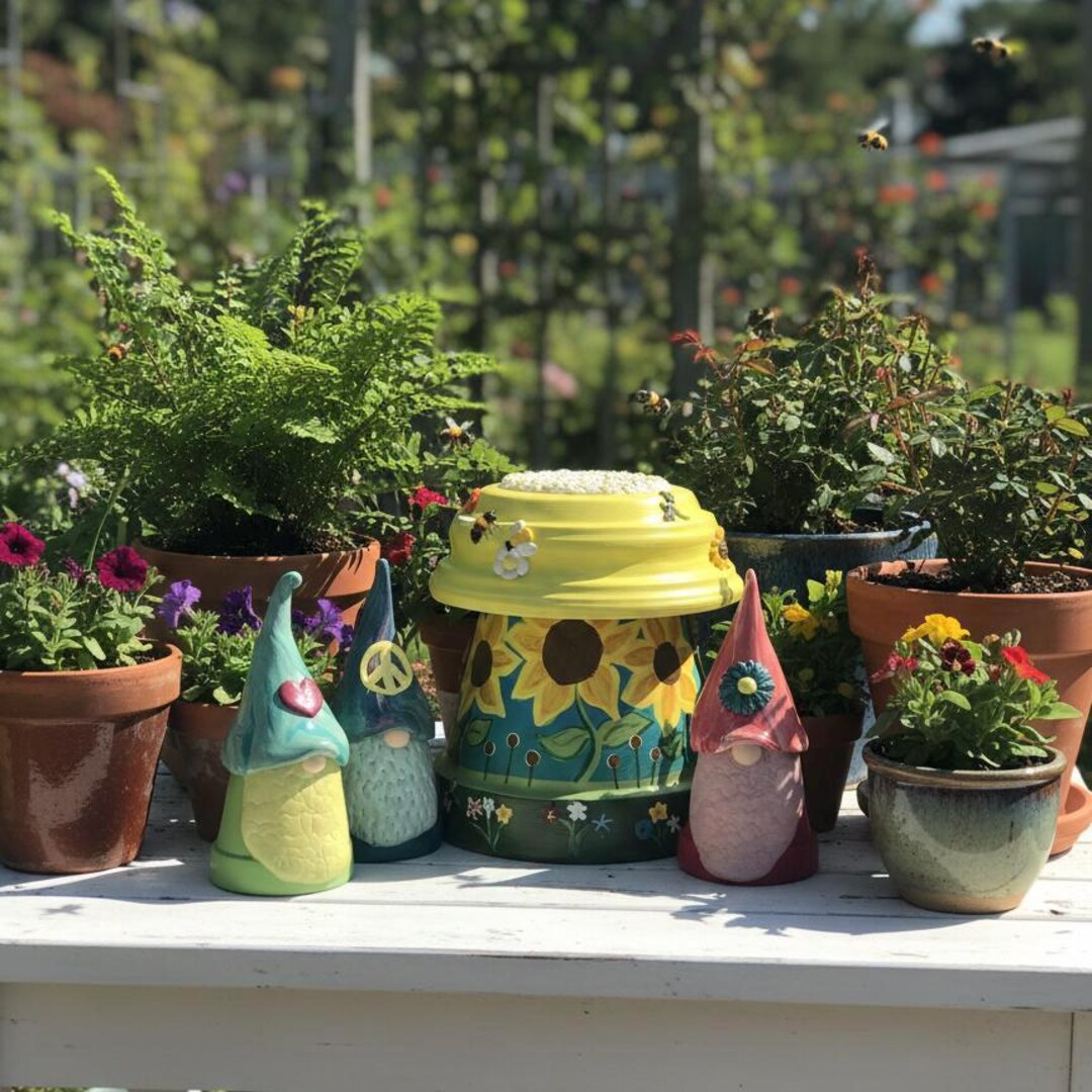 Be at Peace Hand-painted Pot - Etsy