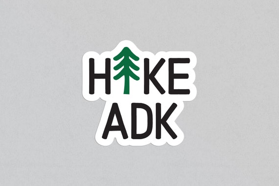 Hike Adirondack Sticker ADK Sticker - Etsy