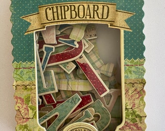 Chipboard Letters - Etsy