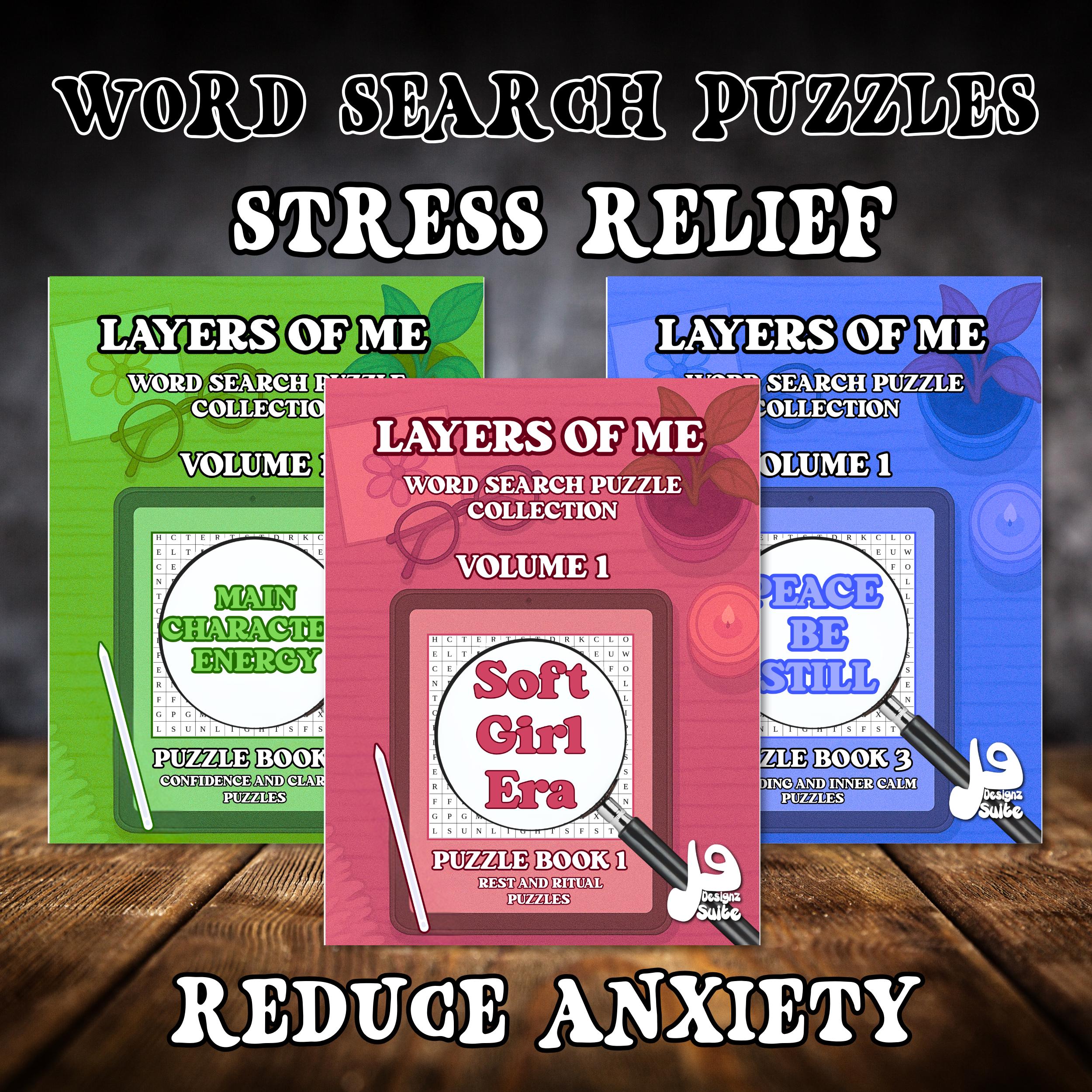 Layers of Me Word Search Puzzle Book Bundle | Printable & iPad Word ...