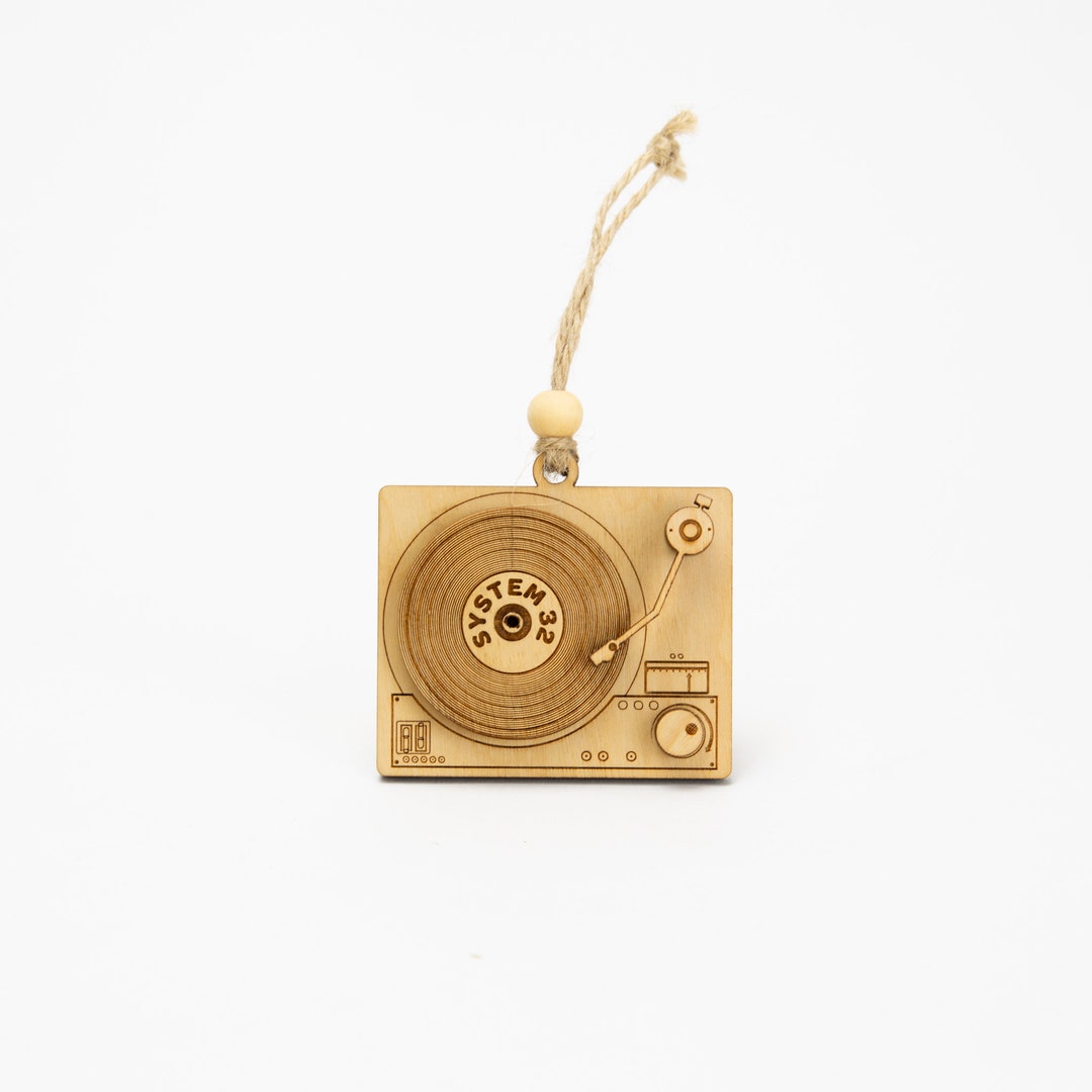 Personalized Record Player Ornament - Etsy