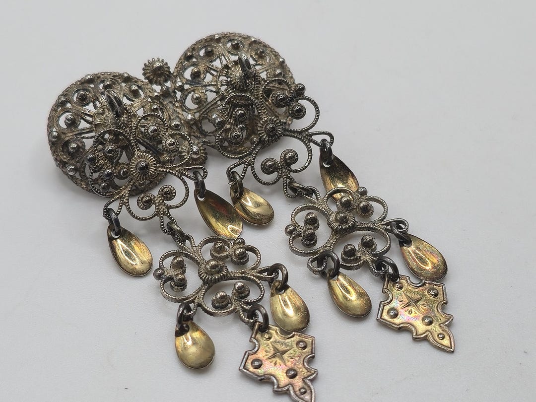 Vintage 1940's Norwegian 830S Silver & Gilt IVAR T HOLTH Solje Brooch ...