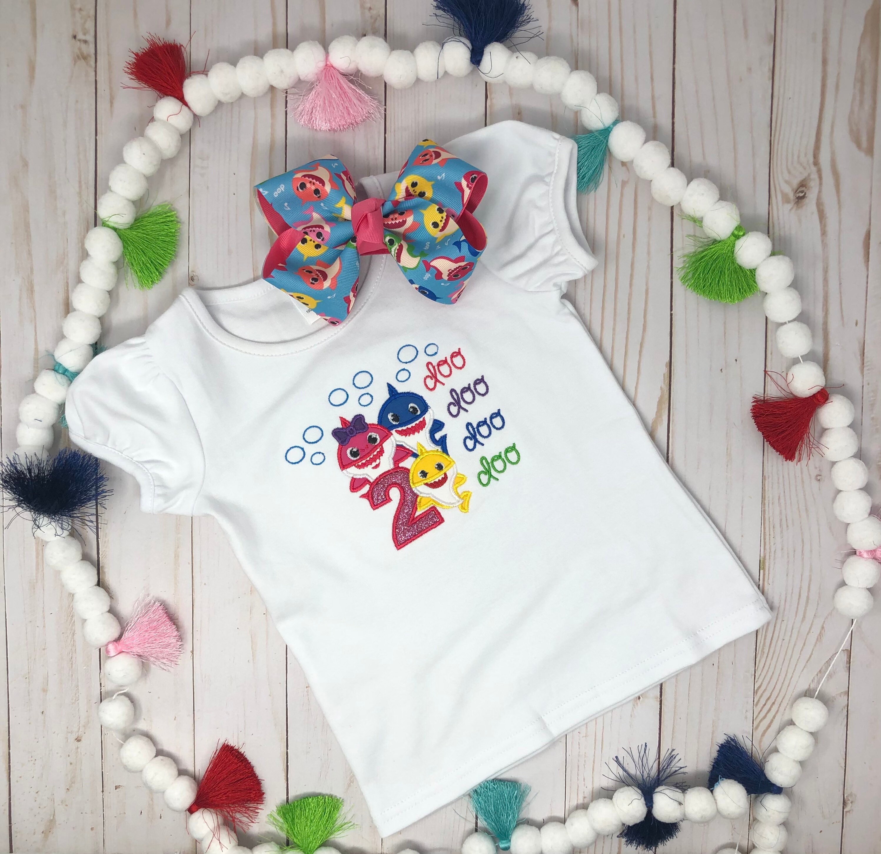 Second birthday tutu outfit/2nd birthday outfitshark girl | Etsy