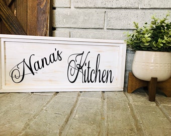 Nana Kitchen Sign - Etsy