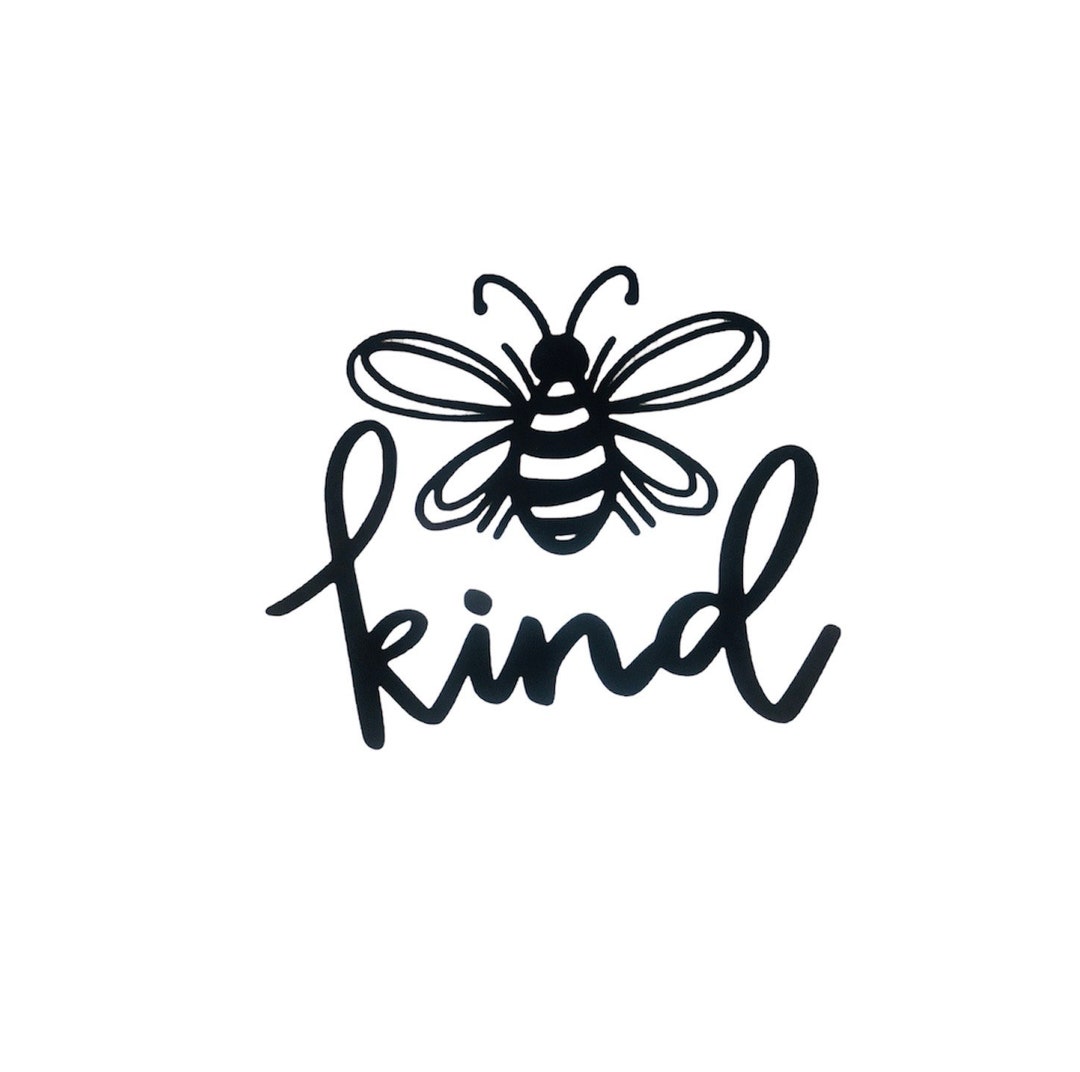 Bee Kind Decal, Be Kind, Bee Kind Vinyl Sticker, Tumbler Decal, Laptop ...