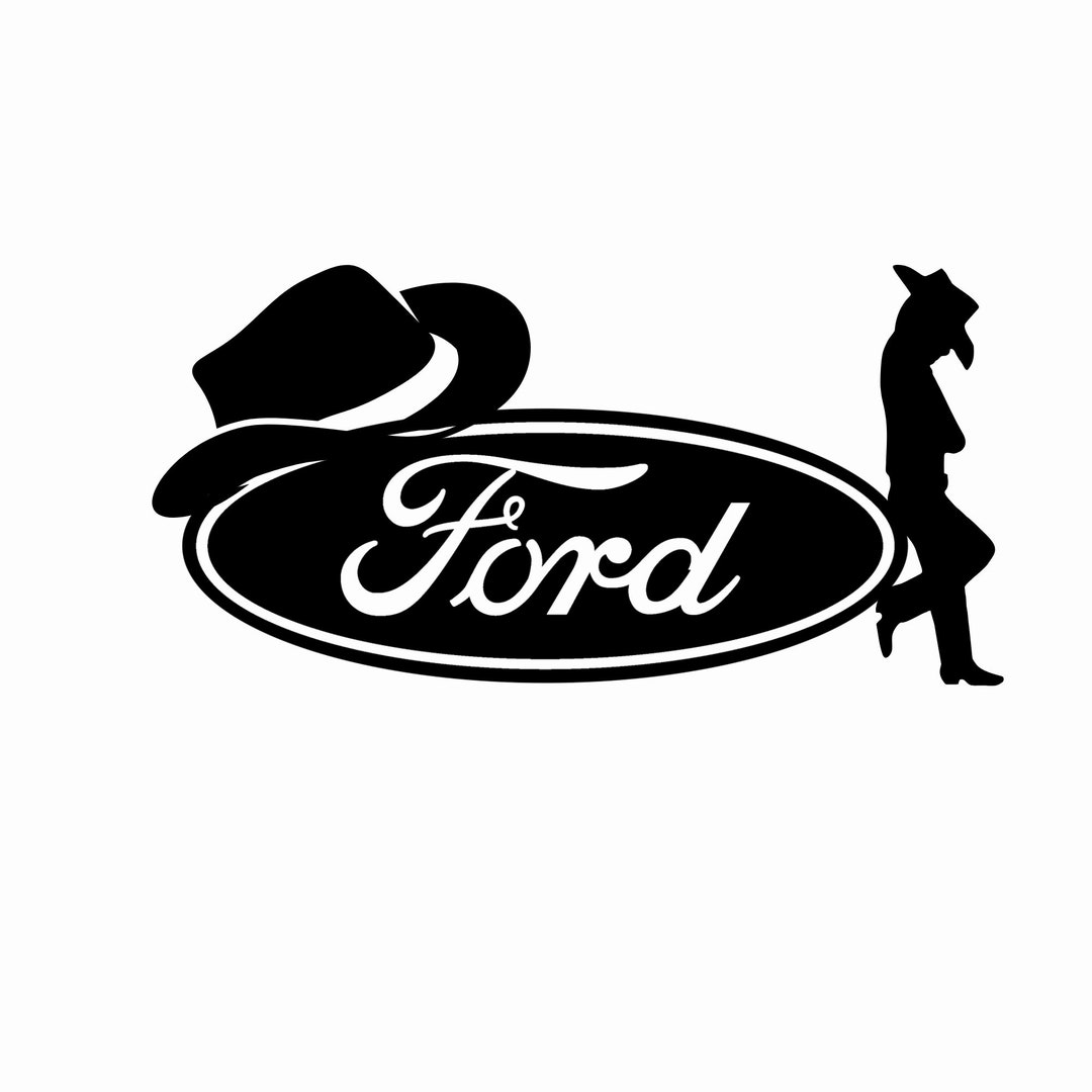 Ford Cowboy Truck Vinyl Decal: Country Western Sticker - Etsy