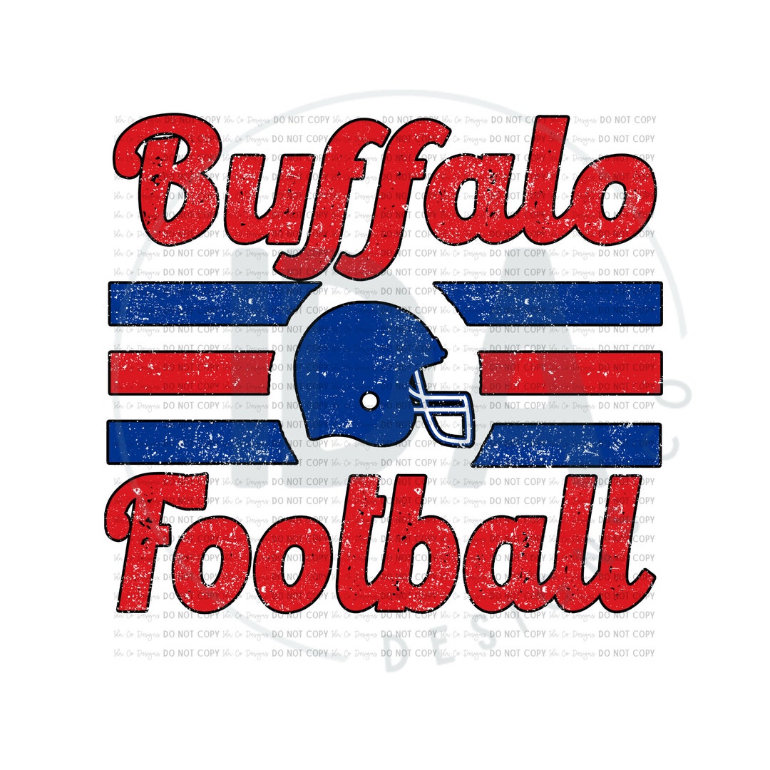 Buffalo New York Football Red and Blue Instant Download PNG File ...