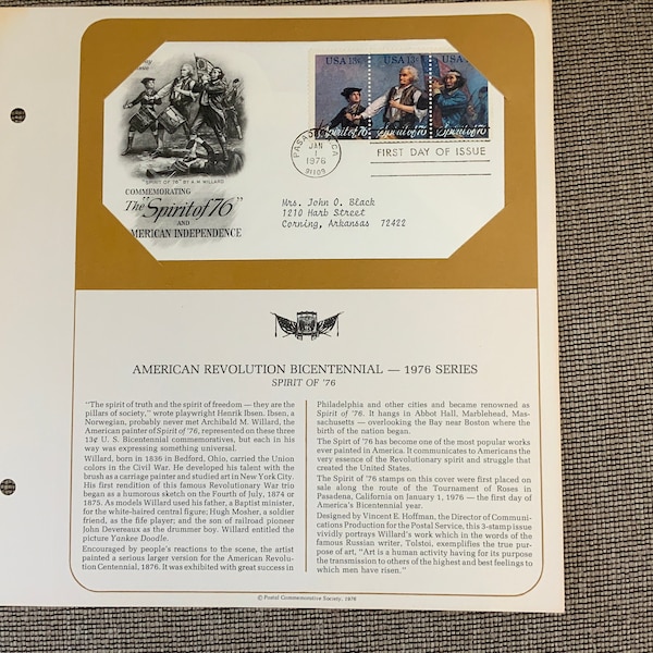 1976 First Day Covers - Etsy