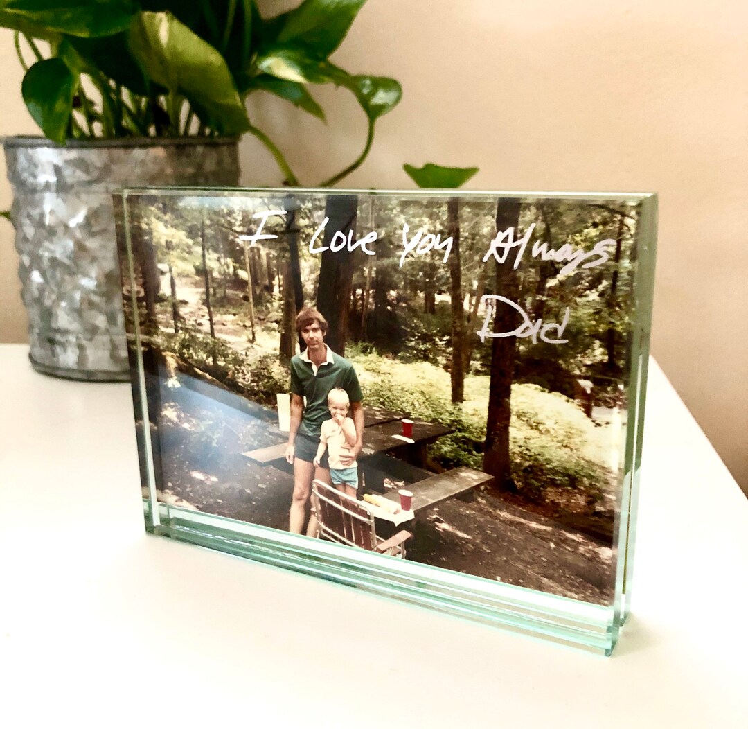 Personalized Handwriting Picture Frame: 4x6 Acrylic Memorial Gift - Etsy
