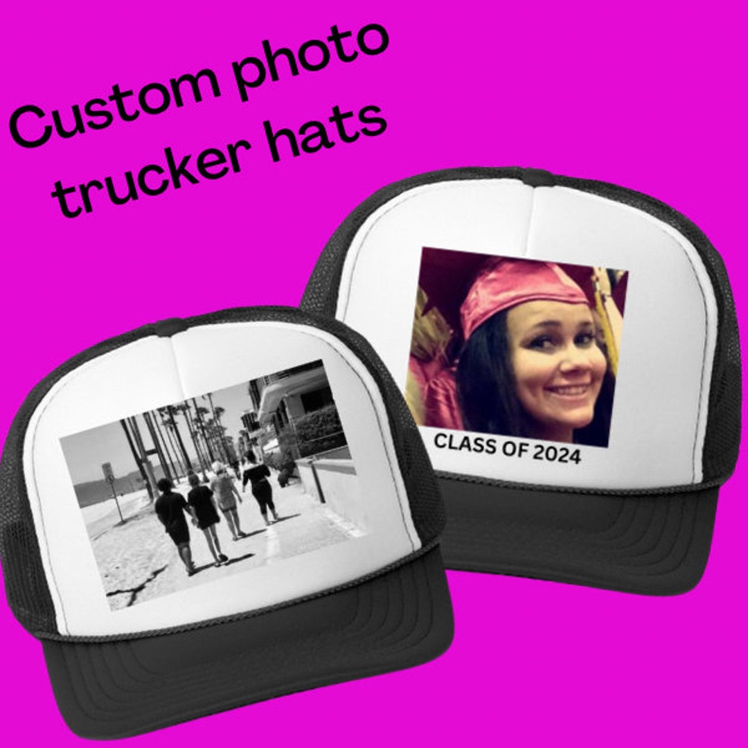 Custom Hat , Custom Photo Baseball Cap, Personalized Gifts, Gift for ...