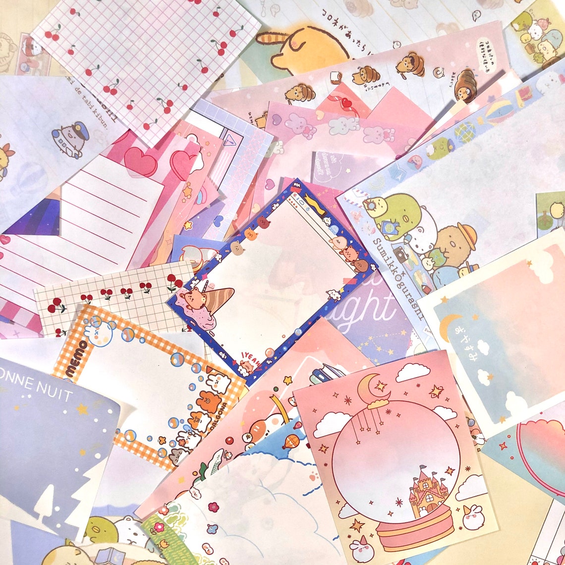 Random Memo Sheets no Repeats Freebies Included - Etsy