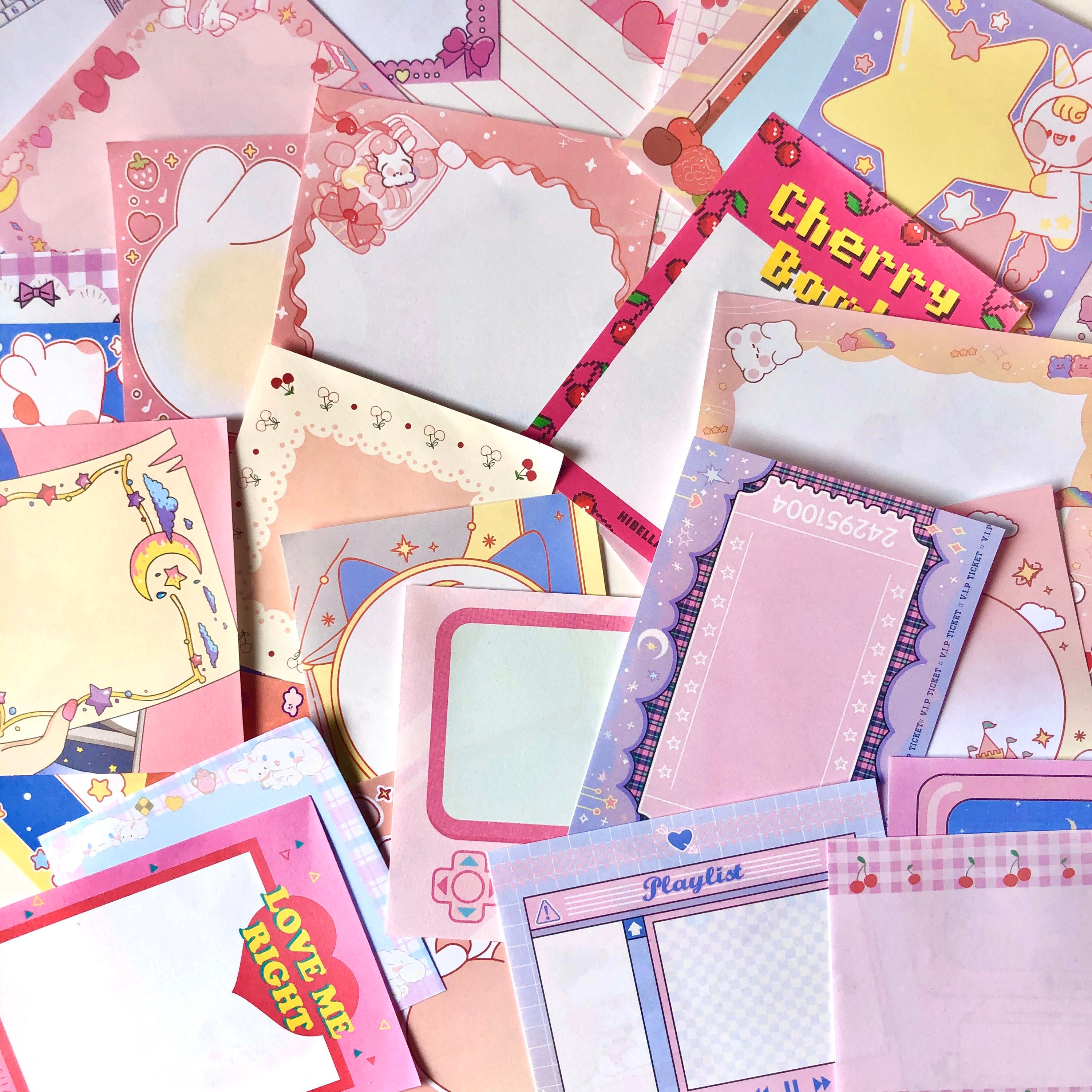 Random Memo Sheets no Repeats Freebies Included - Etsy