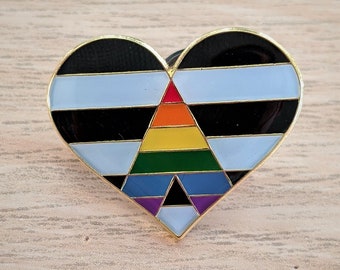 Enamel Ally Pin | Etsy