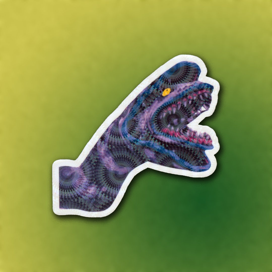Sandworm Sparkly Sticker Inspired by Beetlejuice - Etsy
