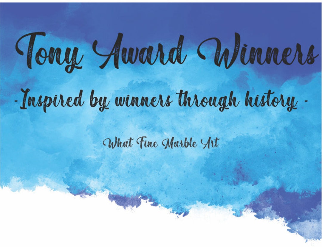 Tony Award Winners Sticker Pack Inspired by Best Musical - Etsy