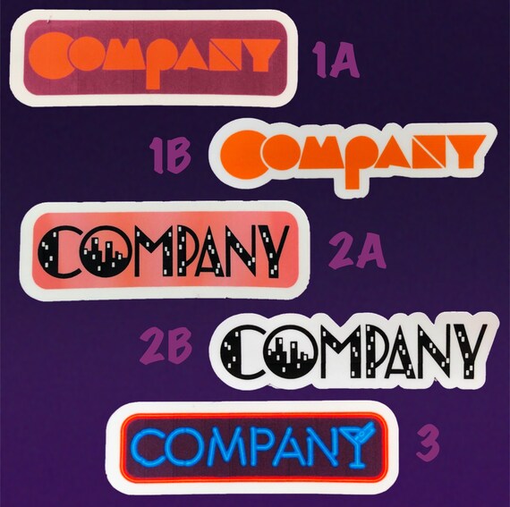 Company Inspired Logo Sticker - Etsy