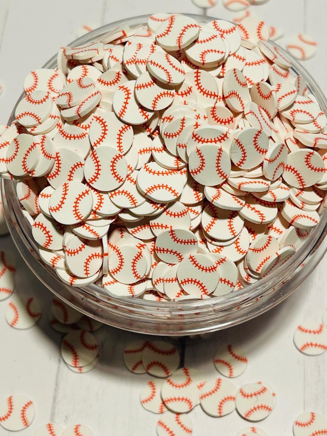 Baseball Base Ball Sports Mom 5mm and 10mm Love Slime Polymer - Etsy