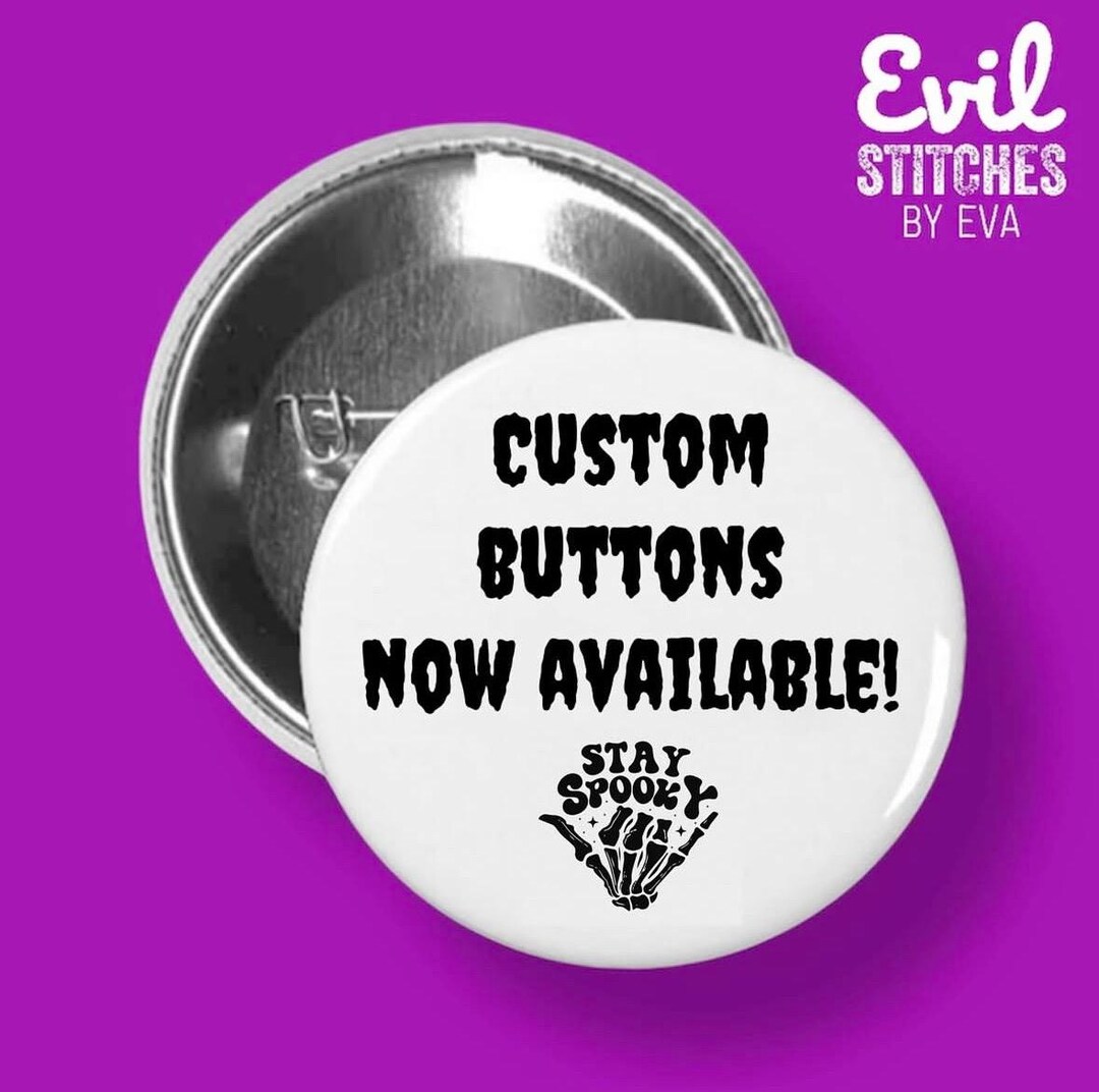 Custom 2.25” Pinback Buttons - Etsy