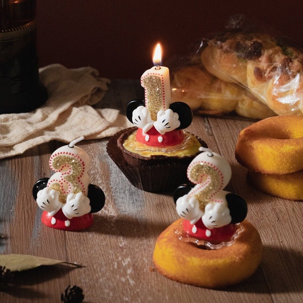 Mickey Mouse First Birthday Candle - Etsy