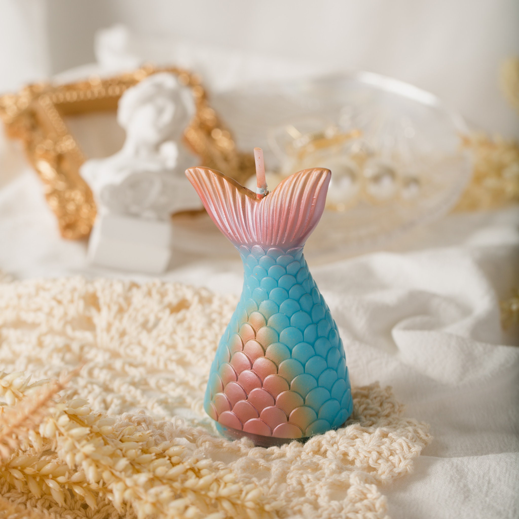 Mermaid Birthday Candle mermaid Tail Candlemermaid Party - Etsy