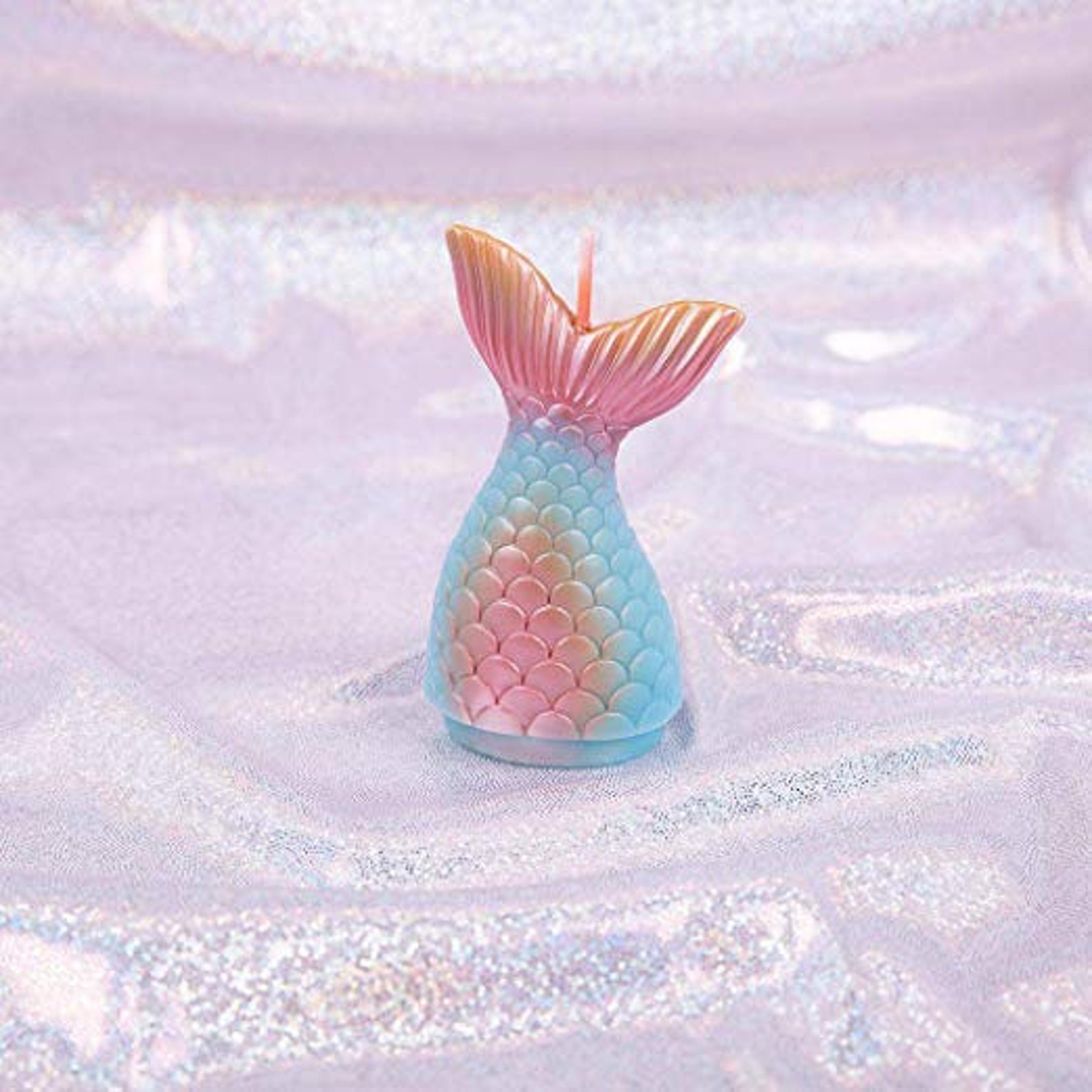 Mermaid Birthday Candle mermaid Tail Candlemermaid Party - Etsy