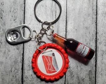 Budweiser Keychain | Etsy