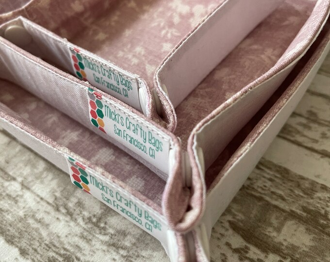 Square Fold up Tray, Stitching Tray, Gift for Stitcher, Flattens for ...