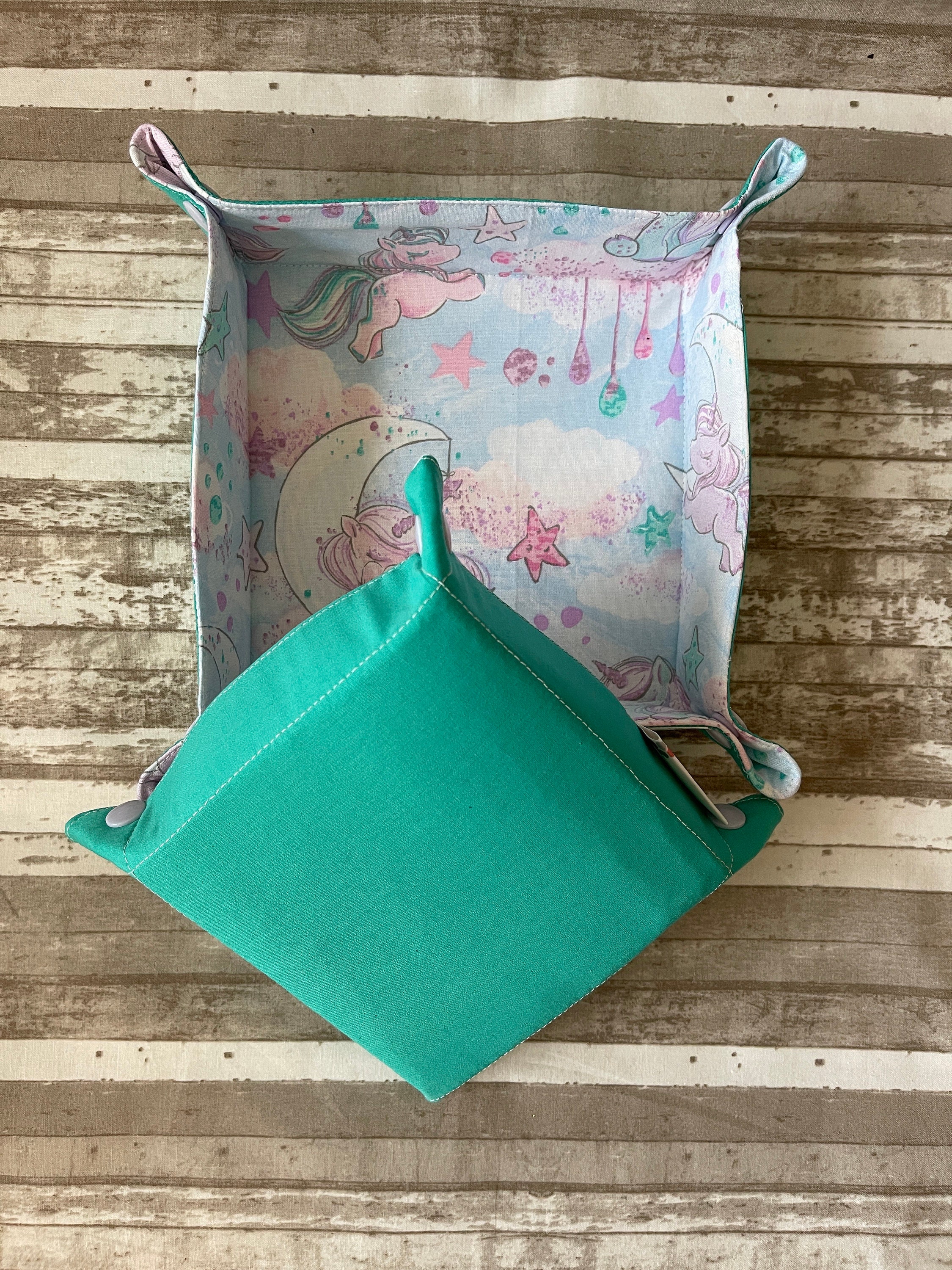 Square Fold up Tray, Stitching Tray, Gift for Stitcher, Flattens for ...