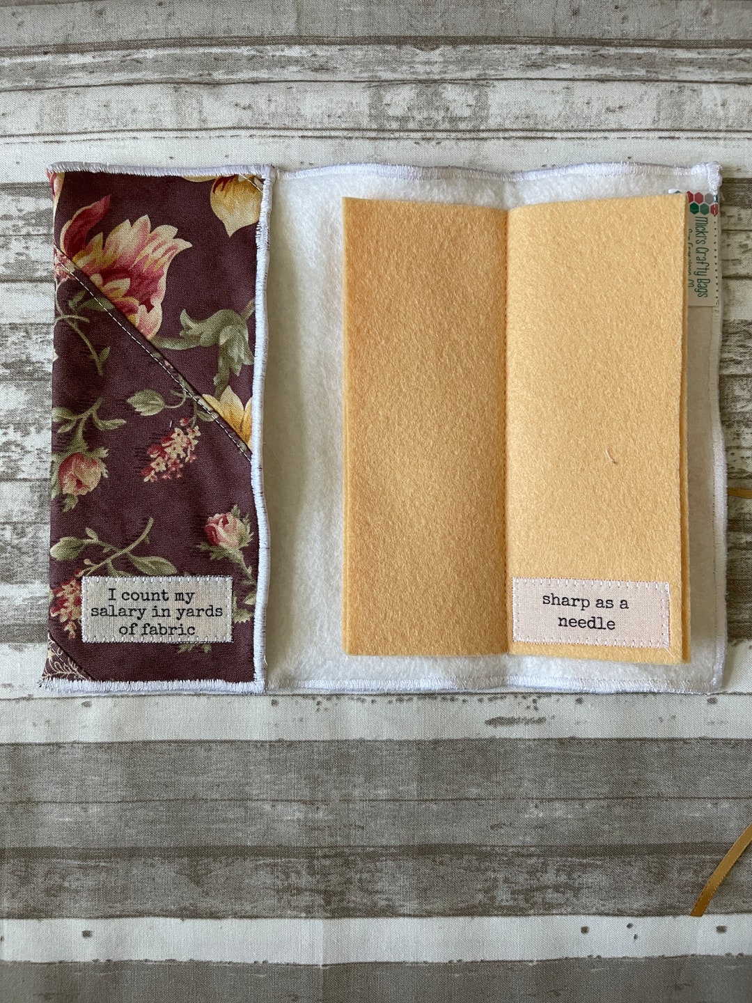 Needle Book, Gift for Stitcher, Gift for Quilter, Needle Keep ...