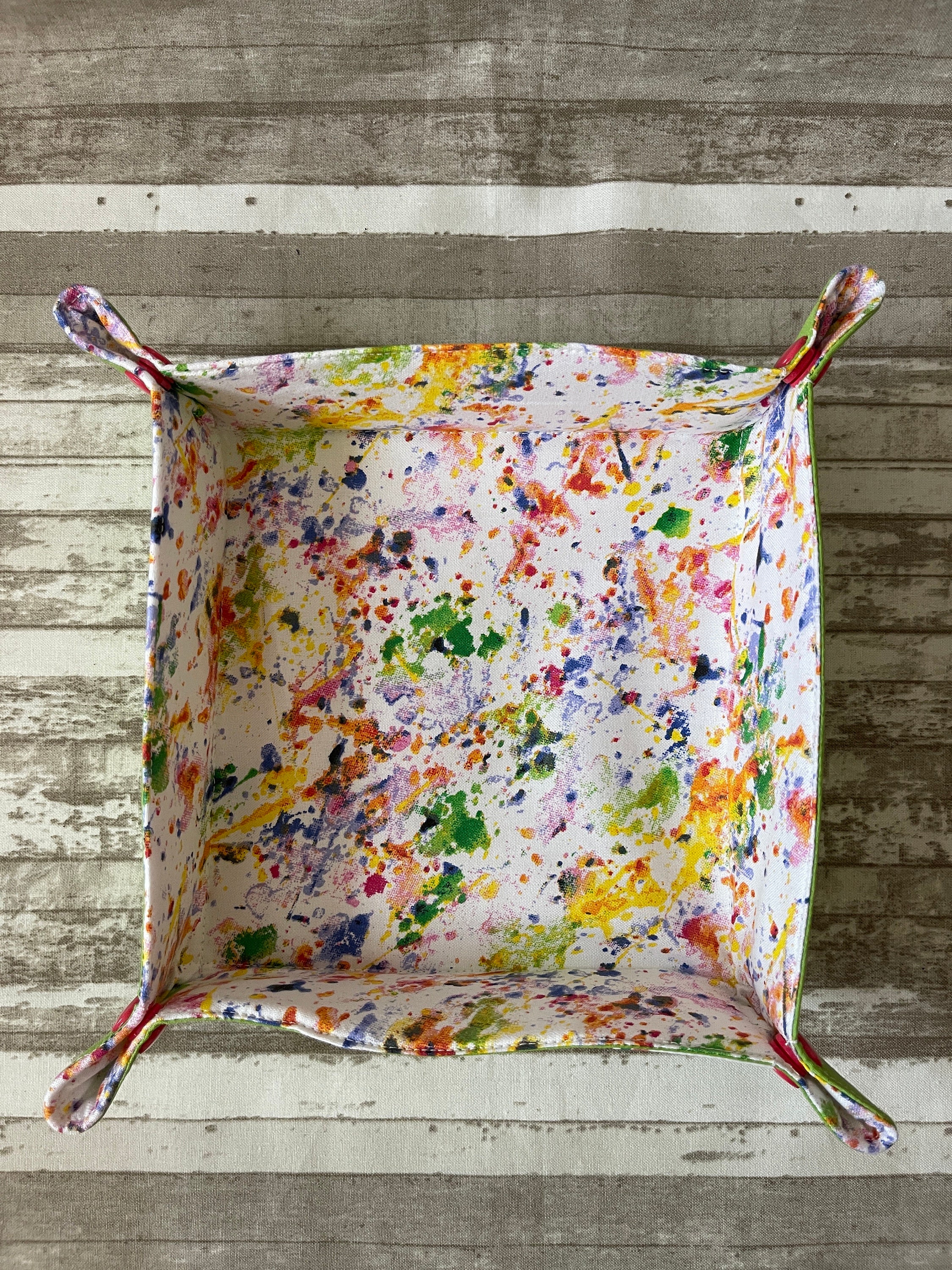 Square Fold up Tray, Stitching Tray, Gift for Stitcher, Flattens for ...