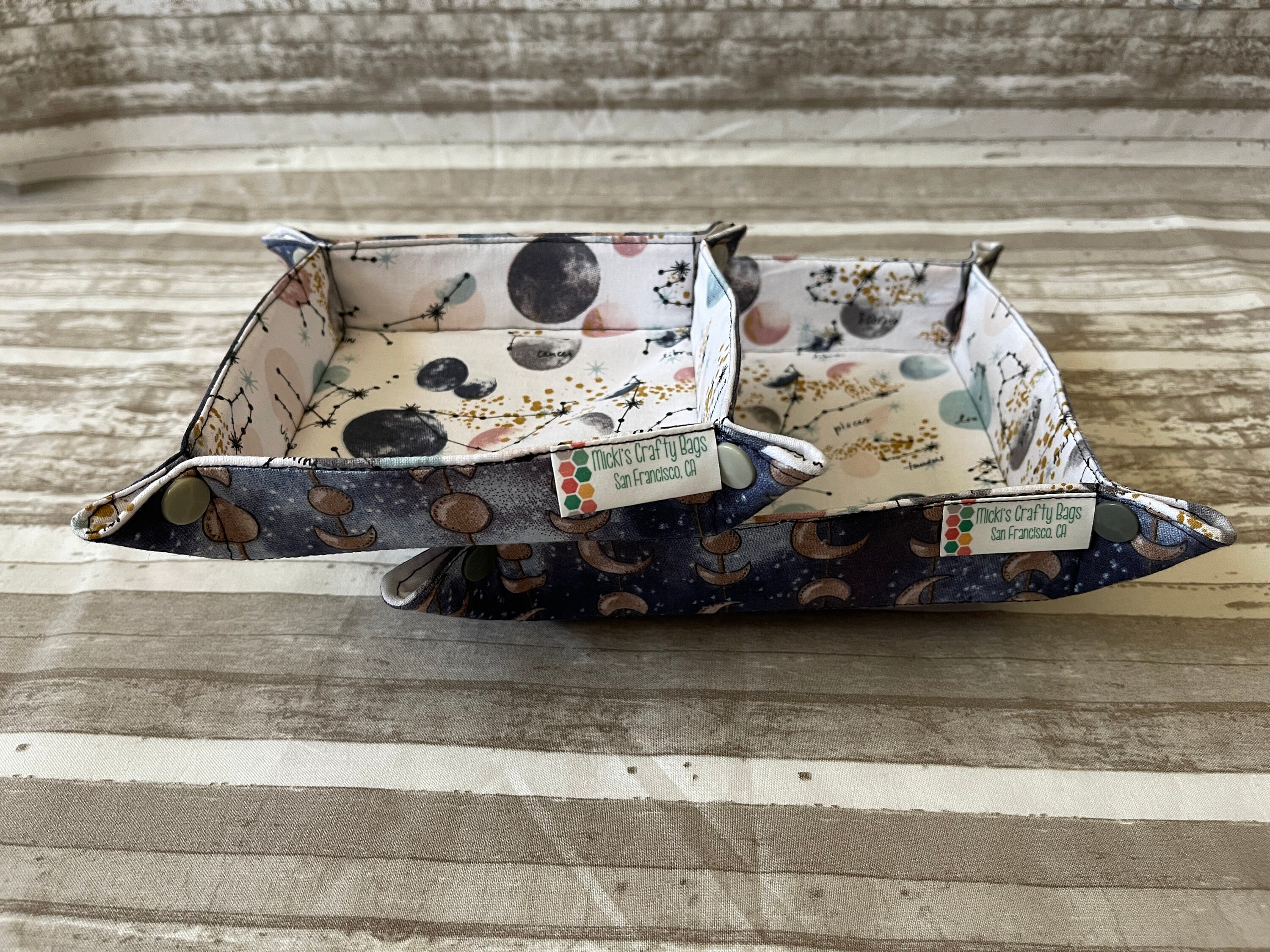 Square Fold up Tray Stitching Tray Gift for Stitcher - Etsy