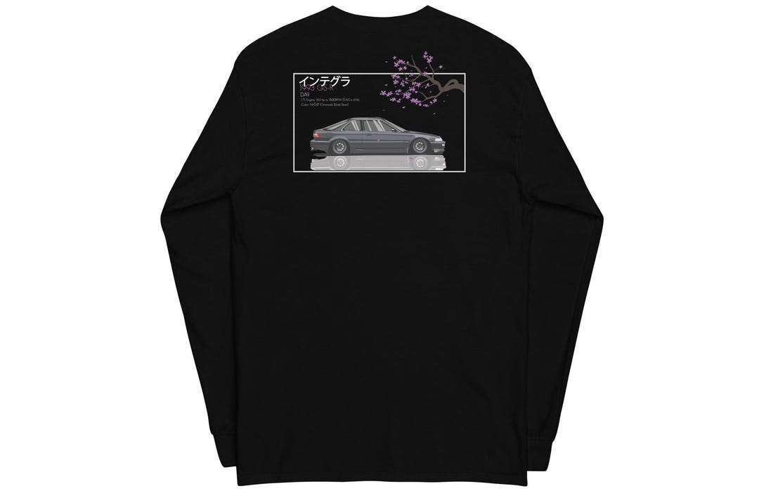 Made to Order Unisex 1993 Acura Integra DA9 JDM Graphic Long Sleeve T ...