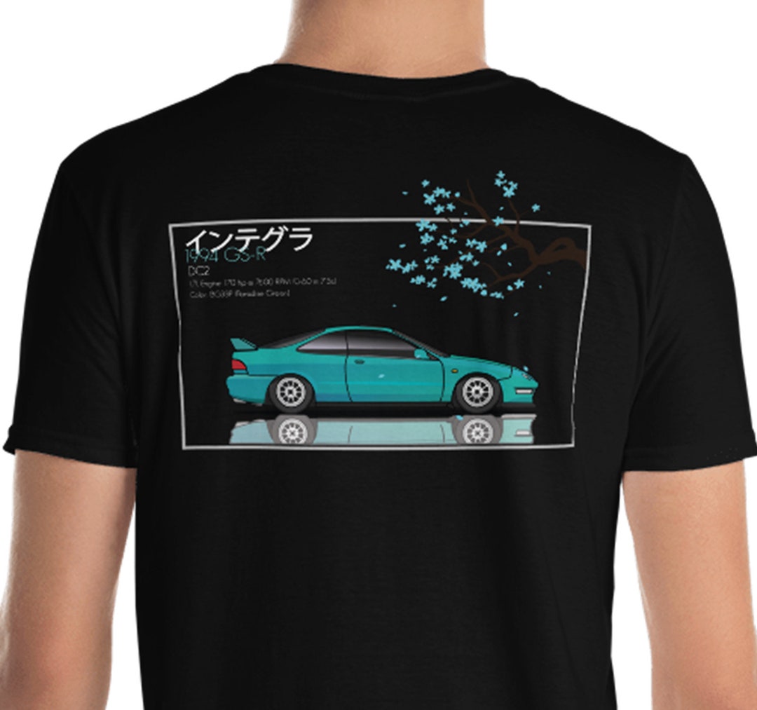 Made to Order Unisex 1994 Acura Integra DC2 GSR JDM Graphic T-shirt ...