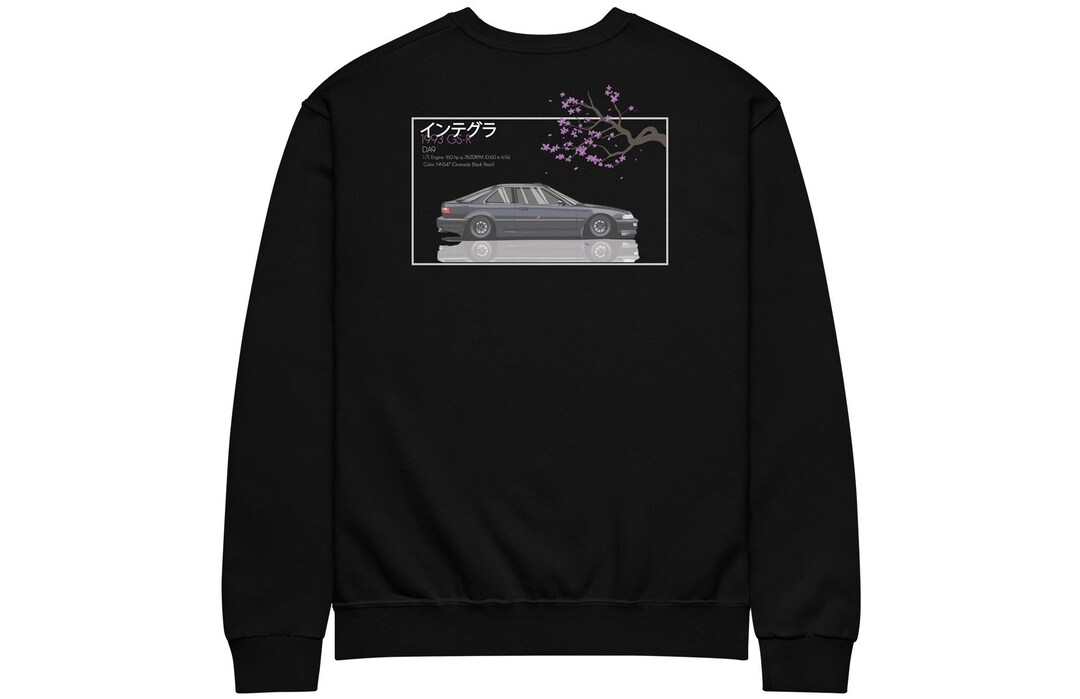 Made to Order Unisex 1993 Acura Integra DA9 JDM Graphic Crewneck ...