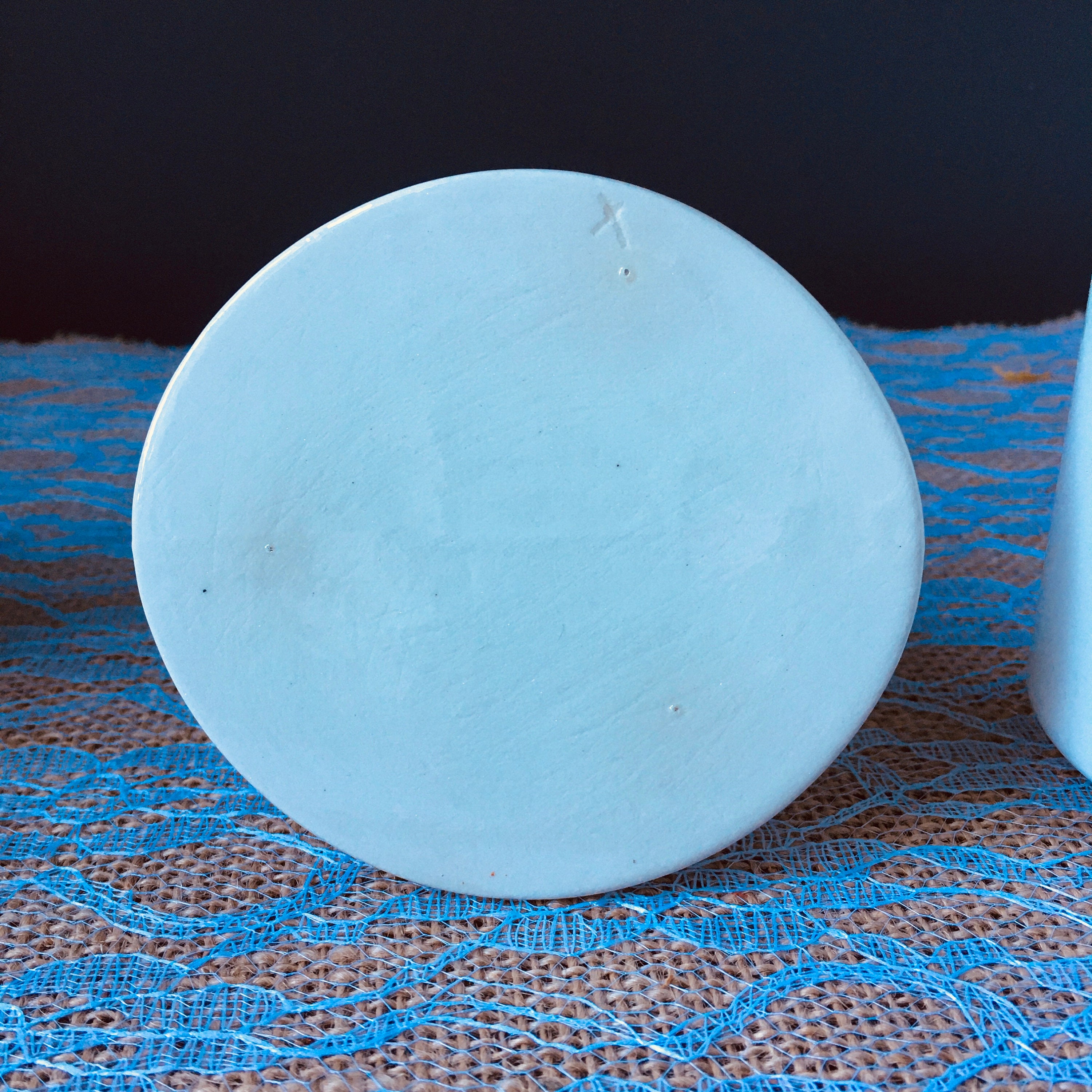 Vintage Bell-shaped Cloche Display-ceramic-antique White-4 1/2 Inches ...