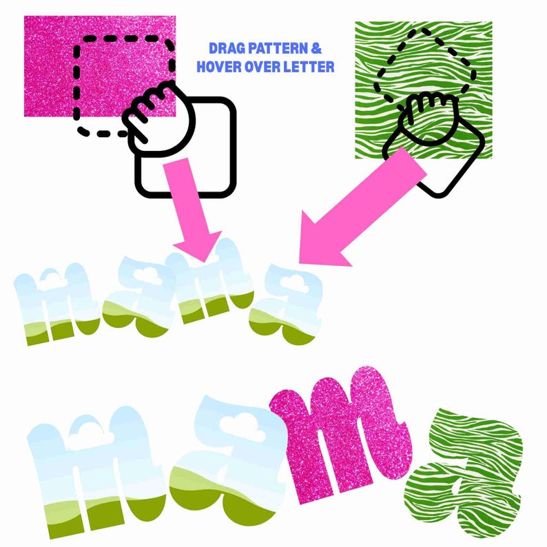 Custom Fillable Canva Frame Template AMERICAN Text Plus Bonus Frames ...