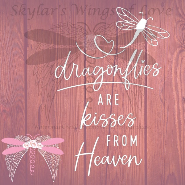 Dragonfly Memorial Decal - Etsy