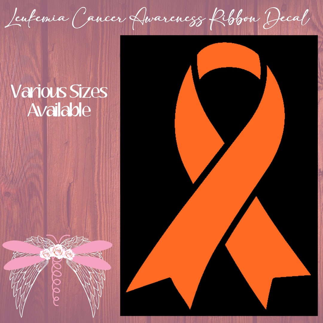Leukemia Cancer Awareness Ribbon - Orange - Infant Loss - Child Loss ...