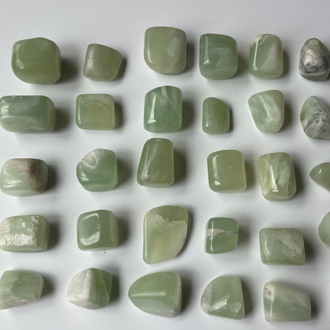 Jade Tumbled Stone - Etsy