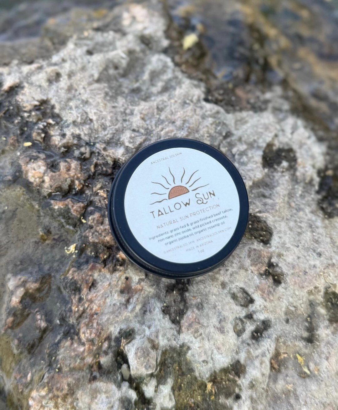 Tallow Sun Cream, Natural UV Sun Protection Tallow Balm, Grass-fed and ...