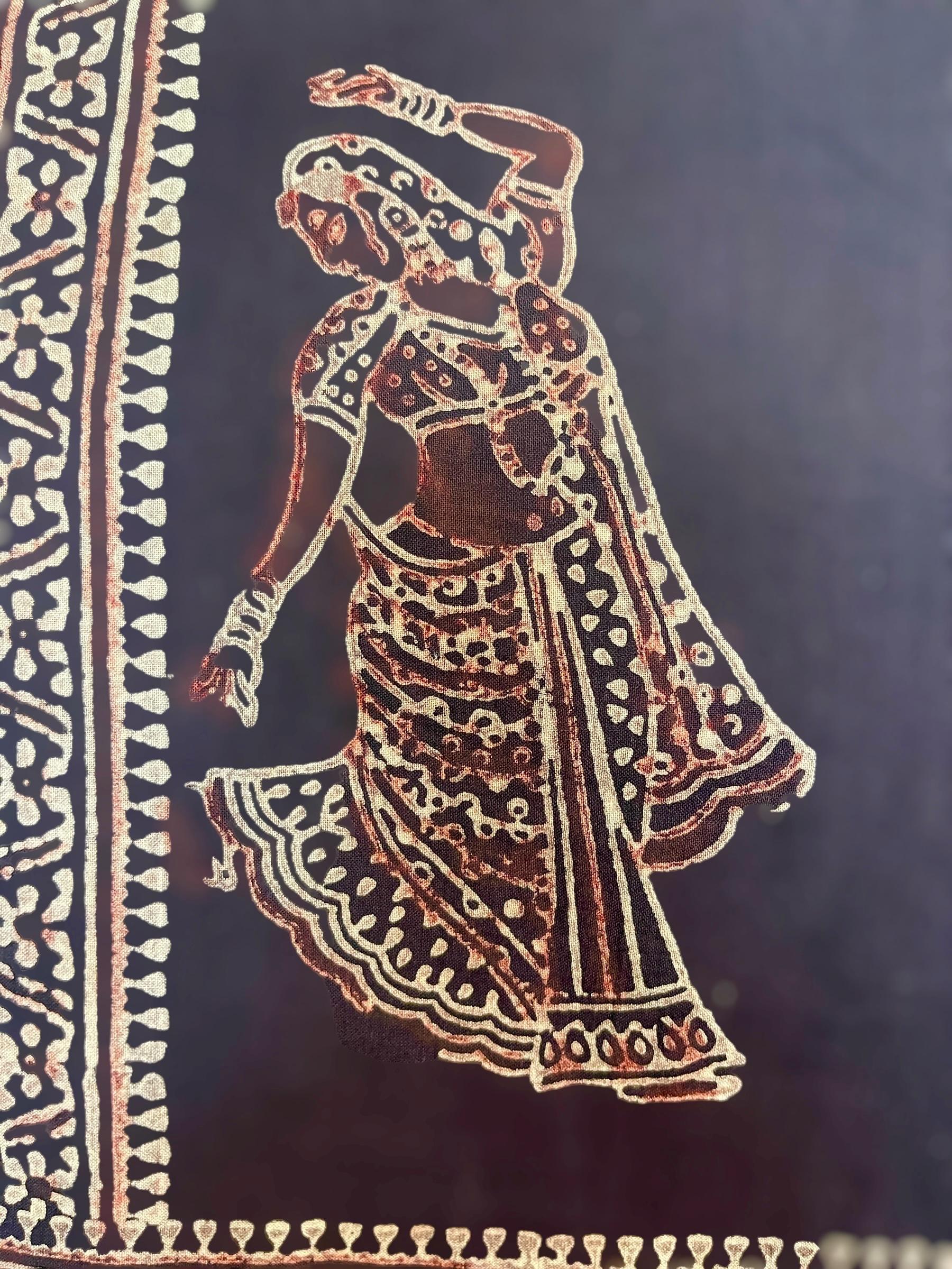 Sindhi Ajrak Scarf Resist Dyed Gujarati Dupatta, Eco Friendly Indian ...