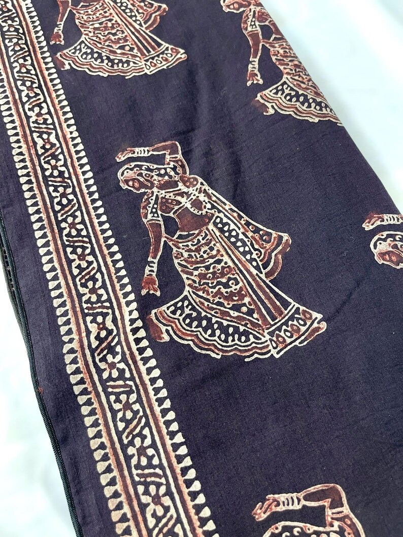 Sindhi Ajrak Scarf Resist Dyed Gujarati Dupatta, Eco Friendly Indian ...