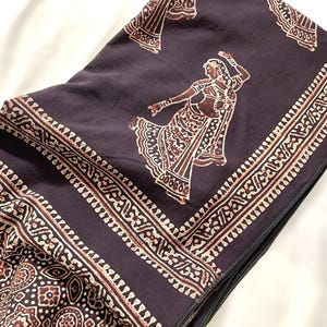 Sindhi Ajrak Scarf Resist Dyed Gujarati Dupatta, Eco Friendly Indian ...