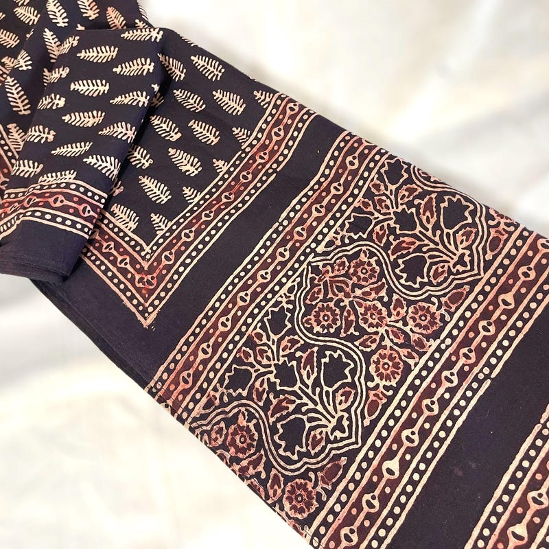 Handmade Ajrakh Dupatta - Etsy