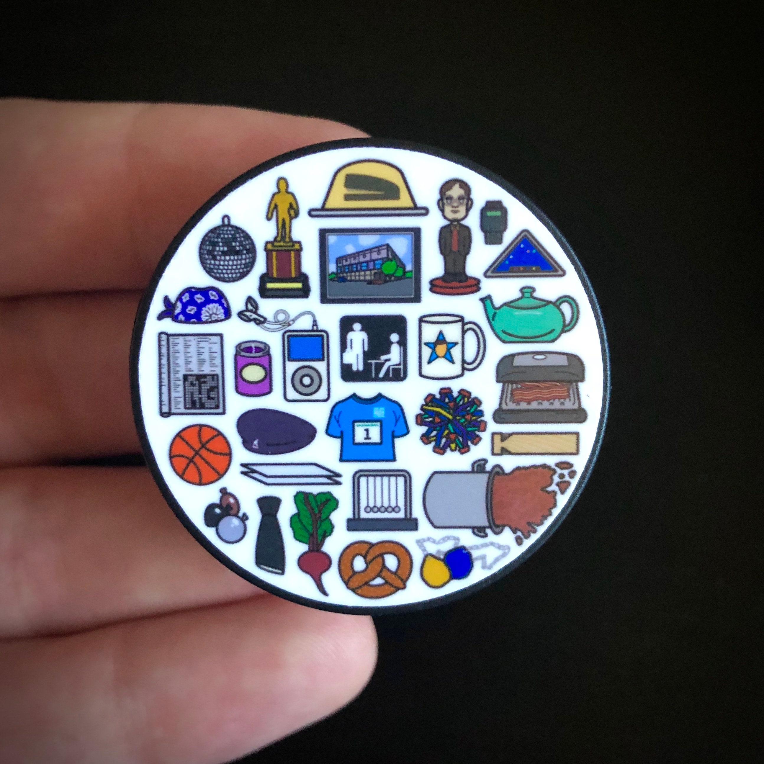 The Office Phone Grip Sticker 1.5 Decal Only | Etsy