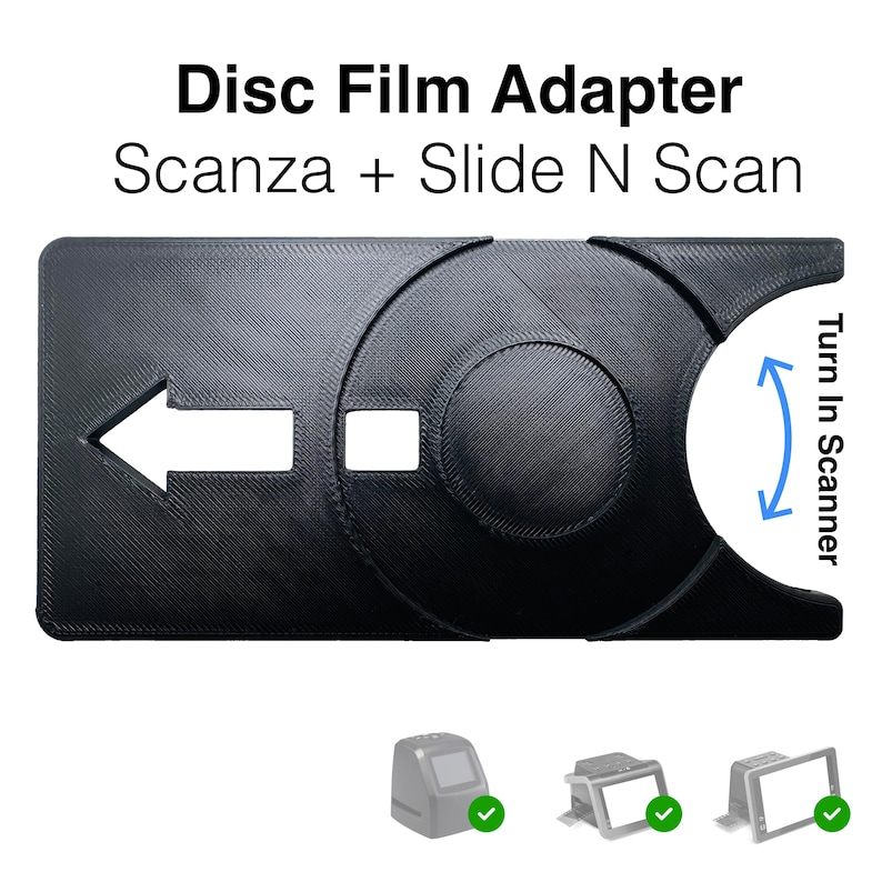 Kodak Disc Film Adapter Made for Slide N Scan, Scanza, & Mini Scanners ...