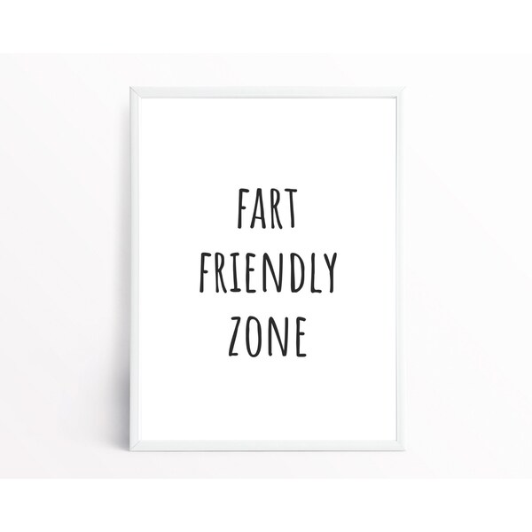Fart Bathroom Signs Printable - Etsy