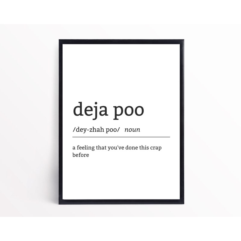 Deja Poo Definition - Etsy