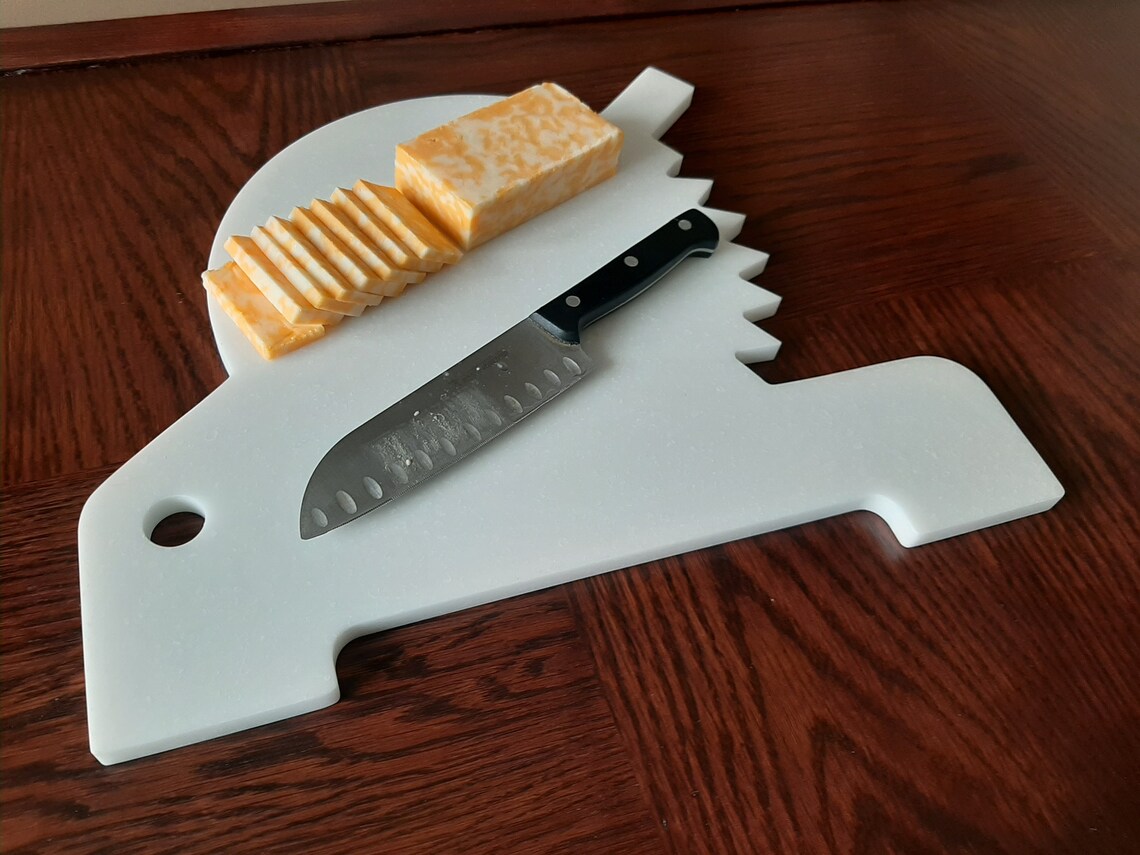 Corian Miter Saw Cutting Board 15 X 12 Serving Tray Cheese Board Trivet ...