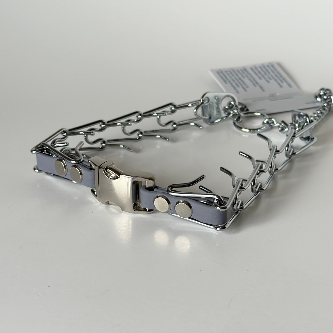 2.25mm Custom Prong Collar With Quick Release Buckle - Etsy